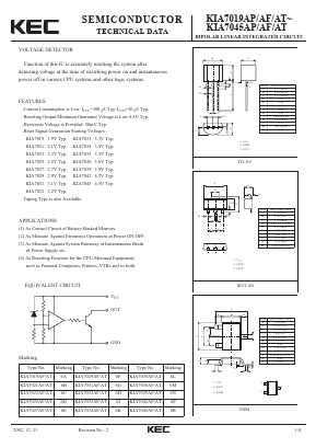 KIA7042AP Datasheet PDF - KEC
